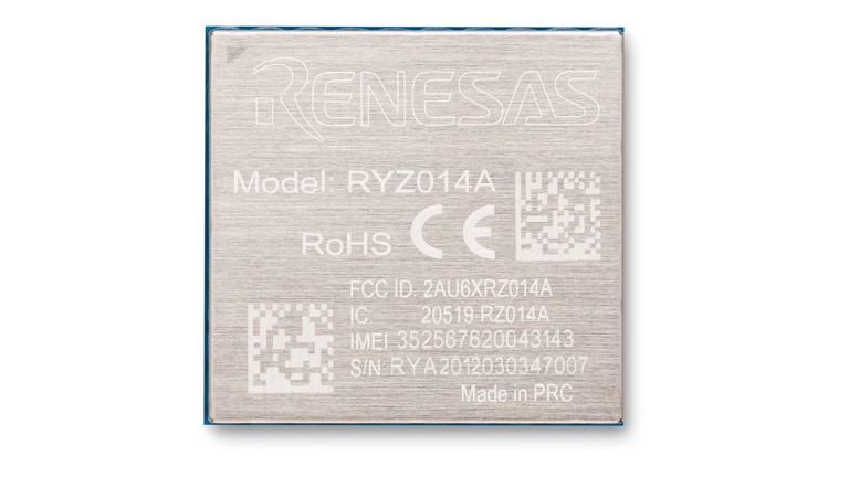 Renesas RYZ014A Cellular IoT Module | Avnet Silica
