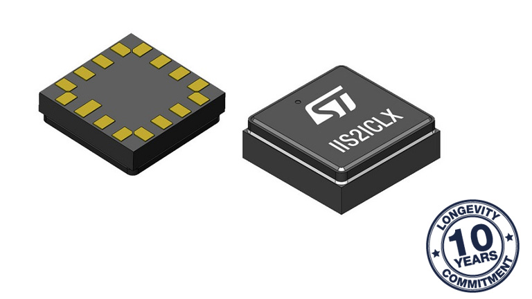 STMicroelectronics IIS2ICLX 2-axis Digital Inclinometer | Avnet Silica