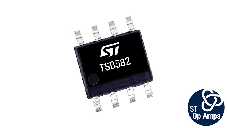 ST TSB582 BiCMOS dual operational amplifier | Avnet Silica