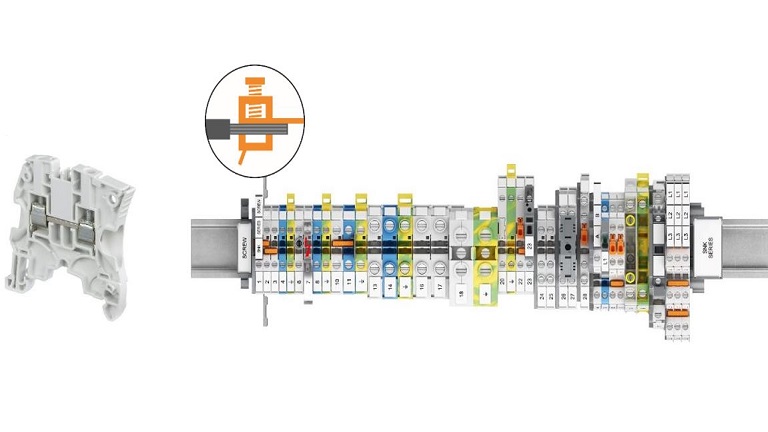 TE Connectivity ENTRELEC SNK series automation Screw clamp terminal blocks