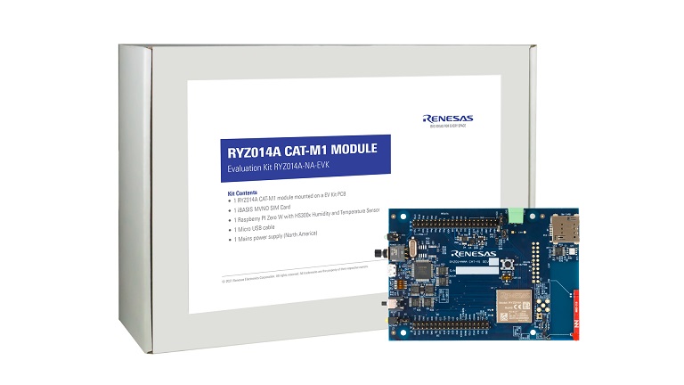Renesas RYZ014A LTE Cat-M1 Cellular IoT Module | EBV Elektronik