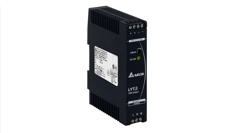 Delta Lyte 75W Ultra Slim DIN Rail Power Supplies | Avnet Abacus